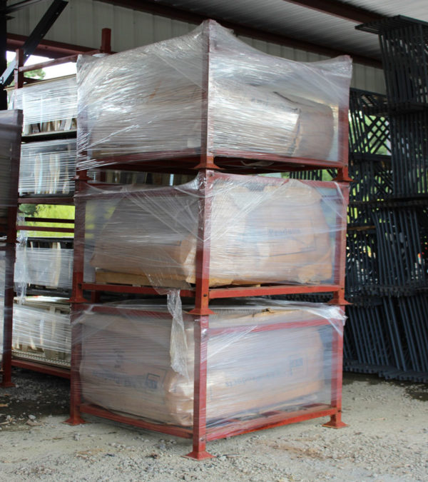 Tier rack and stacking frames